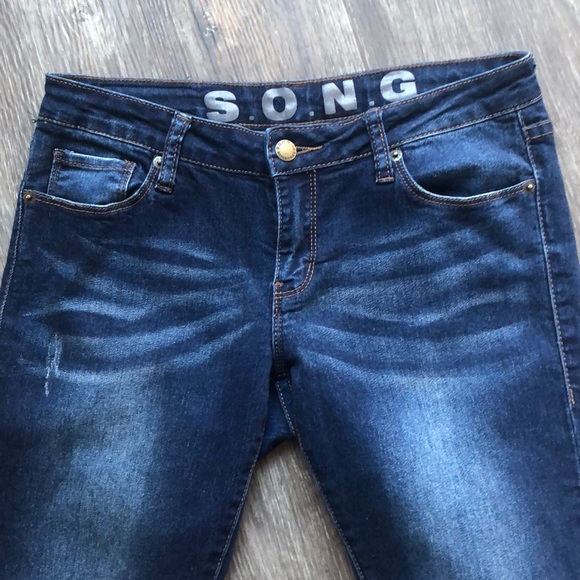 S.O.N.G. | Jeans | Womens Song Dark Wash Skinny Jeans Sz 5 | Poshmark